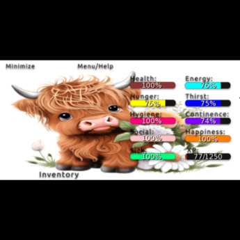Second Life Marketplace - Rainbow Inc. Mystory HUD Style Cow 4