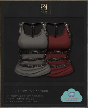 Second Life Marketplace - KiB Designs - Vio Top w. Harness MINIPACK 2