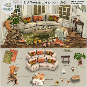 Second Life Marketplace - 03.DD Sienna Rocking Chair Adult RARE