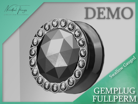Second Life Marketplace - ::NT:: GEM PLUG FULLPERM ((SWALLOW GAUGED)) DEMO