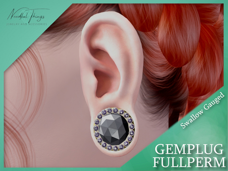 Second Life Marketplace - ::NT:: GEM PLUG FULLPERM ((SWALLOW GAUGED)) DEMO