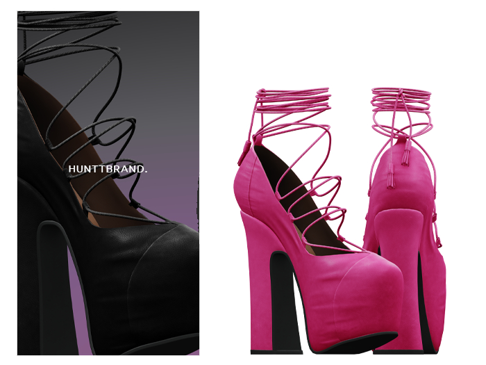 Second Life Marketplace - [HUNTT] - Dragona Elevated Pump - Berry