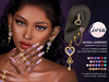 Second Life Marketplace - LIVIA Adora Earrings (Lel EvoX & LEX miHD)