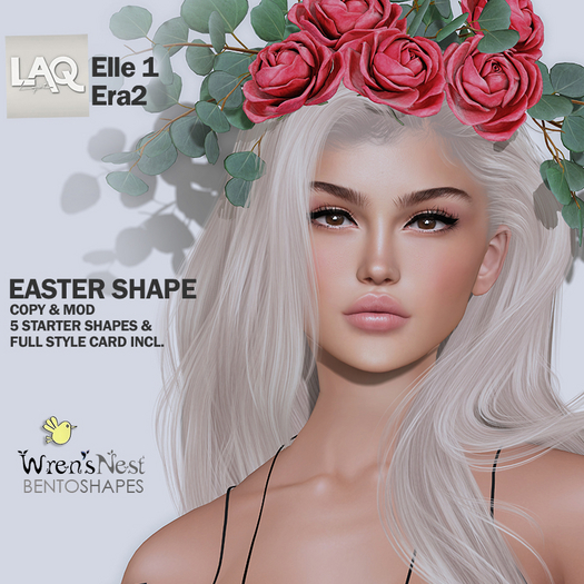 Second Life Marketplace - LAQ ELLE SHAPE - { wren's nest } - Easter