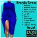 Second Life Marketplace - [R39] Brenda Dress-Royal