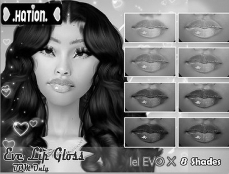 Second Life Marketplace - .Hation. Eve Lips Evo x DEMO