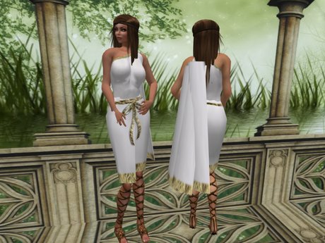 Second Life Marketplace - Toga Outfit For Woman