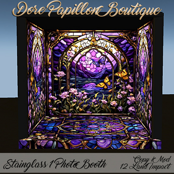 Second Life Marketplace - DPB Stainglass 1 Photo Booth *Booth for ...