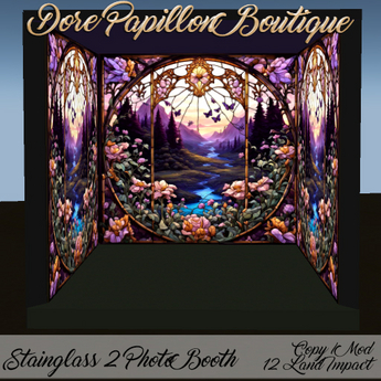 Second Life Marketplace - DPB Stainglass 2 Photo Booth *Booth for ...