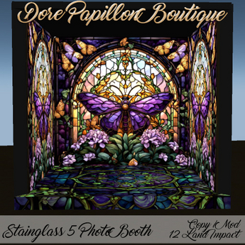 Second Life Marketplace - DPB Stainglass 5 Photo Booth *Booth for ...