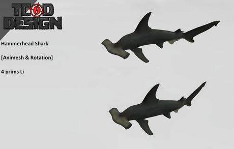Second Life Marketplace - Hammerhead Shark [Animesh & Rotation] [ADD ME]...