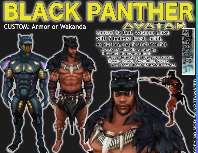 Second Life Marketplace - Panther Avatar