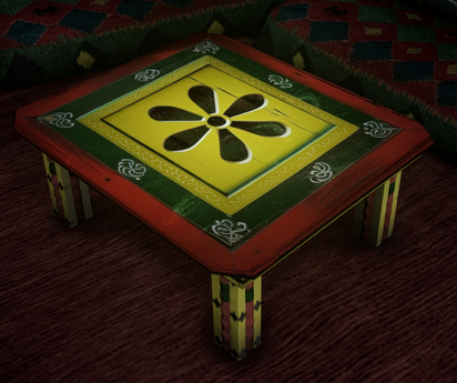 Second Life Marketplace - [Tc] - Manali Coffeetable - [Himachali Folk]