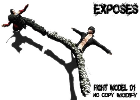 Second Life Marketplace - EXPOSES - FIGTH MODEL 01 - NO COPY
