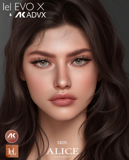 Second Life Marketplace - E.BEAUTY - ALICE SKIN DEMO [LELUTKA EvOX]