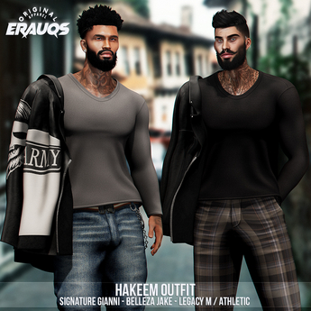 Second Life Marketplace - [ ERAUQS ] - Hakeem Outfit - DEMO
