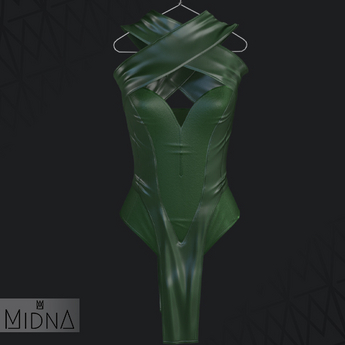 Second Life Marketplace - MIDNA - Hale Set - Outfit - GREEN