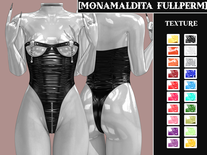 Second Life Marketplace - 91 [MONAMALDITA] Bodysuits [TEXTURE LATEX]