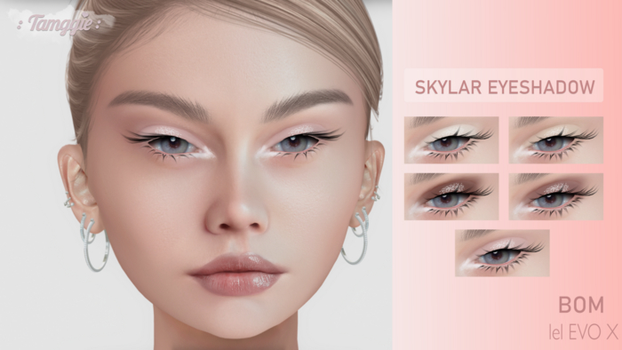 Second Life Marketplace - : Tamggie : - Skylar Eyeshadow for LeLutka ...