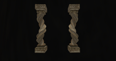 Second Life Marketplace - Medieval Column (twisted)