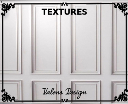 Second Life Marketplace - 3D TEXTURES White molding wooden wall panels ...