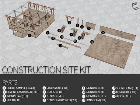 Second Life Marketplace - CONSTRUCTION SITE KIT