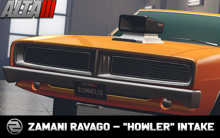 Second Life Marketplace - [ALTA] - Zamani Ravago "Howler" Hood Intake