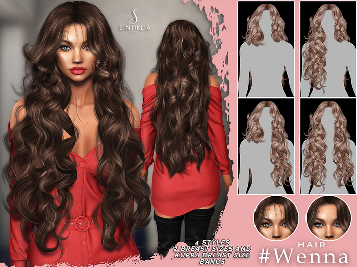 Second Life Marketplace - Sintiklia - Hair Wenna - Naturals