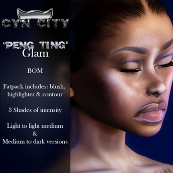 Second Life Marketplace - CYN CITY: Cosmetics: "PENG TING" Fatpack
