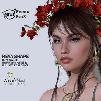 Second Life Marketplace - CATWA REEMA SHAPE -{ wren's nest } - Reya