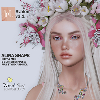Second Life Marketplace - LELUTKA AVALON SHAPE - { wren's nest } - Alina