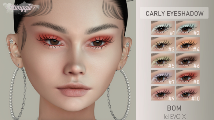 Second Life Marketplace - : Tamggie : - Carly Eyeshadow for LeLutka EVO ...