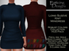 Second Life Marketplace - *ED HUD Pack Long Sleeve Knit Minidress ...