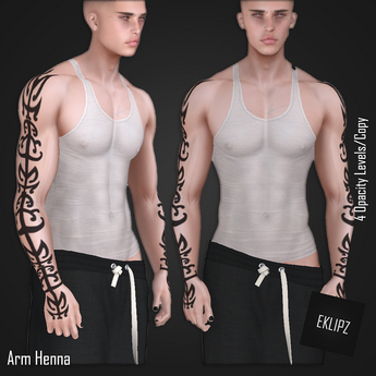 Second Life Marketplace - [Eklipz] Arm Henna