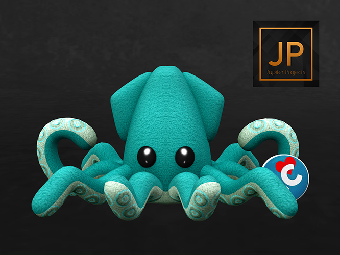 Second Life Marketplace - Intrigue Co. - Plushie Pals: Krista the Kraken