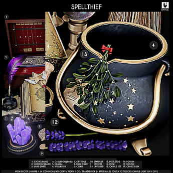 Second Life Marketplace - BAMSE : Spellthief - Cauldron RARE