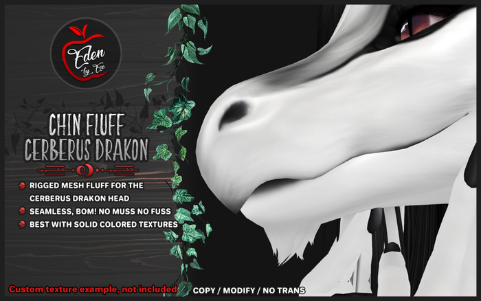 Second Life Marketplace - Eden by Eve // Drakon Chin Fluff