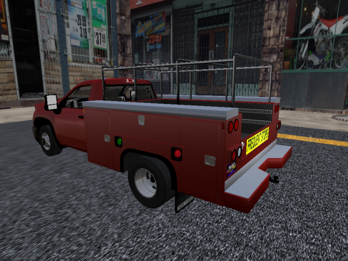 Second Life Marketplace - 23 Chev SIlv 3500 Utility Truck [Boxed]