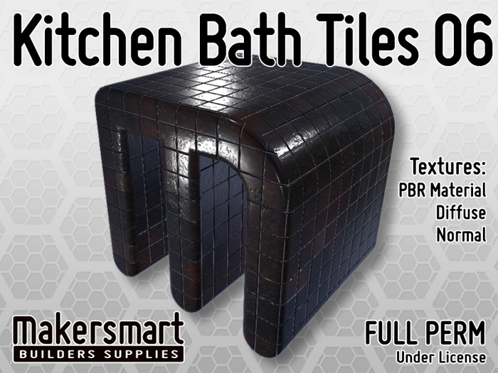 Second Life Marketplace - PBR Materials: Kitchen Bath Tiles 06