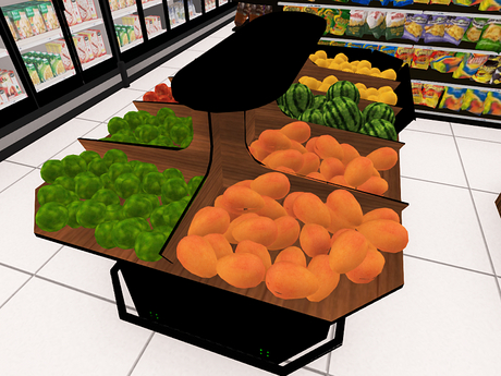 Second Life Marketplace - Shaka Brah Supermarket Grocery Store Prop Set