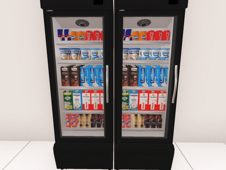 Second Life Marketplace - Shaka Brah Supermarket Grocery Store Prop Set