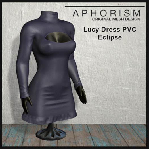 Second Life Marketplace - !APHORISM! - Lucy Dress PVC Eclipse
