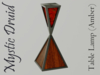 Second Life Marketplace - Mystic Druid - Table Lamp (Amber)