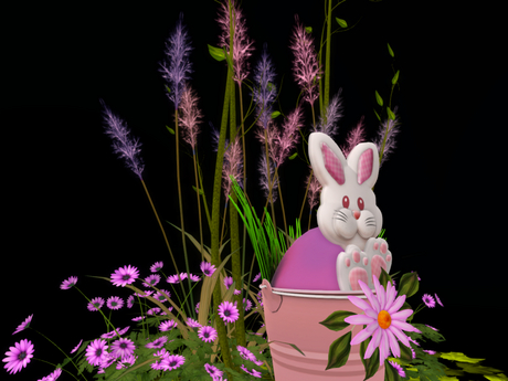 Second Life Marketplace - MC Easter Bunny Paws Garden Patch