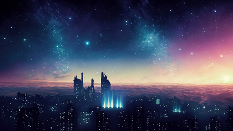 Second Life Marketplace - 10 cyberpunk night skyline textures