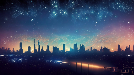 Second Life Marketplace - 10 cyberpunk night skyline textures