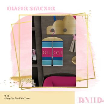 Second Life Marketplace - -PAIID- Dream's Diaper Stacker