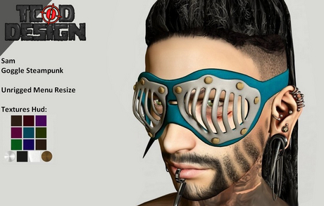Second Life Marketplace - Goggle Steampunk ~ Sam [ADD ME]...
