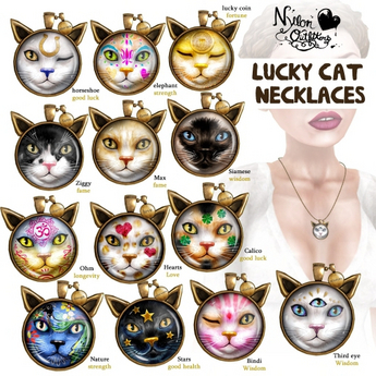 Second Life Marketplace - (NO) Lucky Cat Charm - Calico - Good Luck