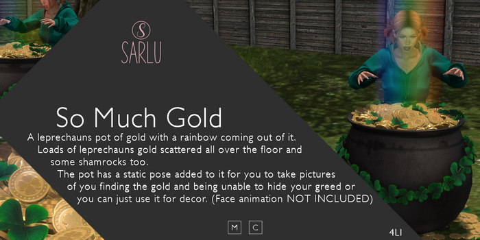 Second Life Marketplace - !S! So Much Gold